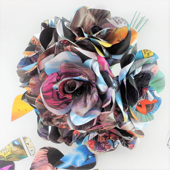 Comic Book Paper Flowers – Paper Flowers By Nicky