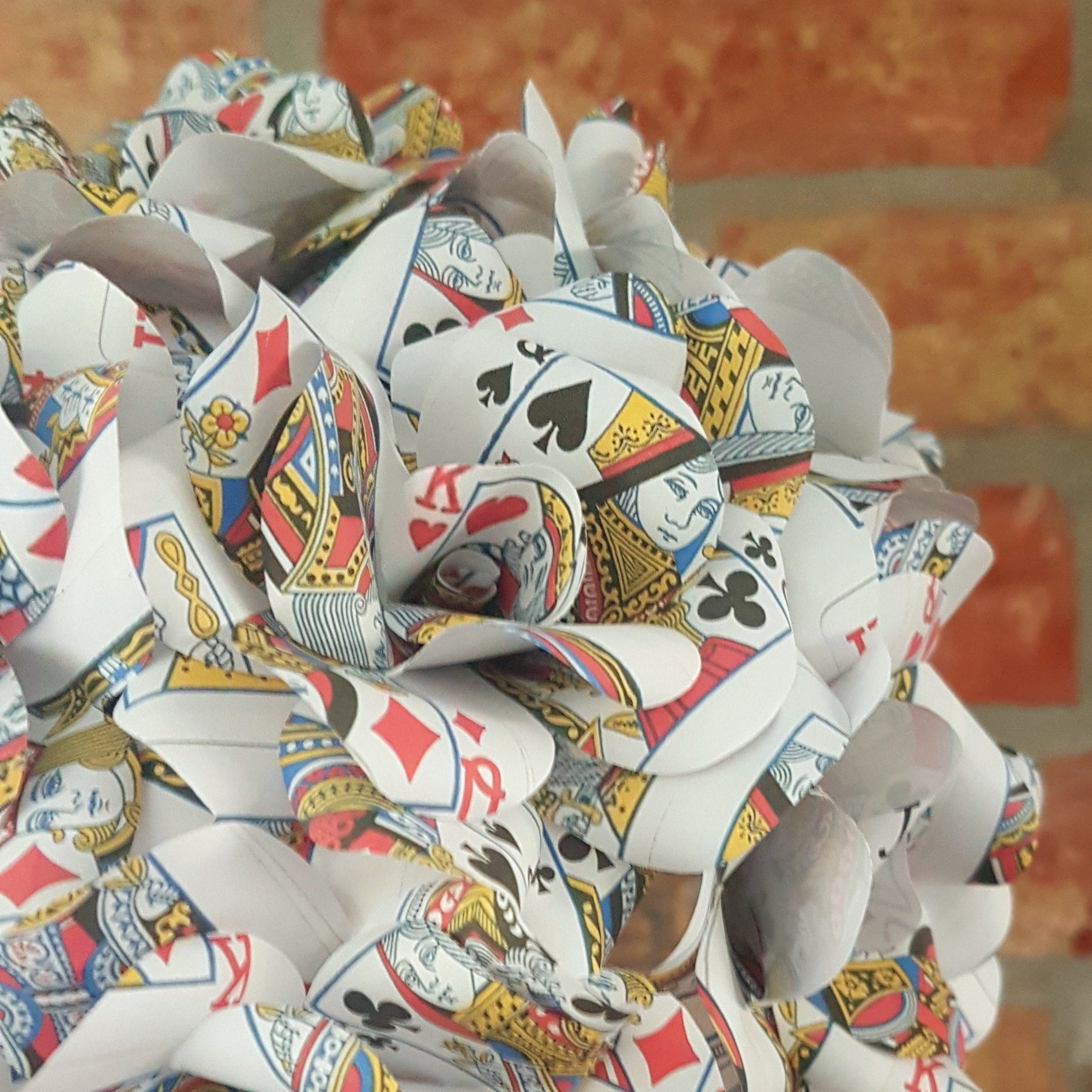 Playing Card Paper Flowers – Paper Flowers By Nicky